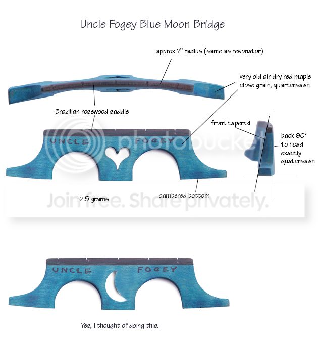 Deering - Patent Pending "Smile" Bridge - Discussion Forums - Banjo Hangout